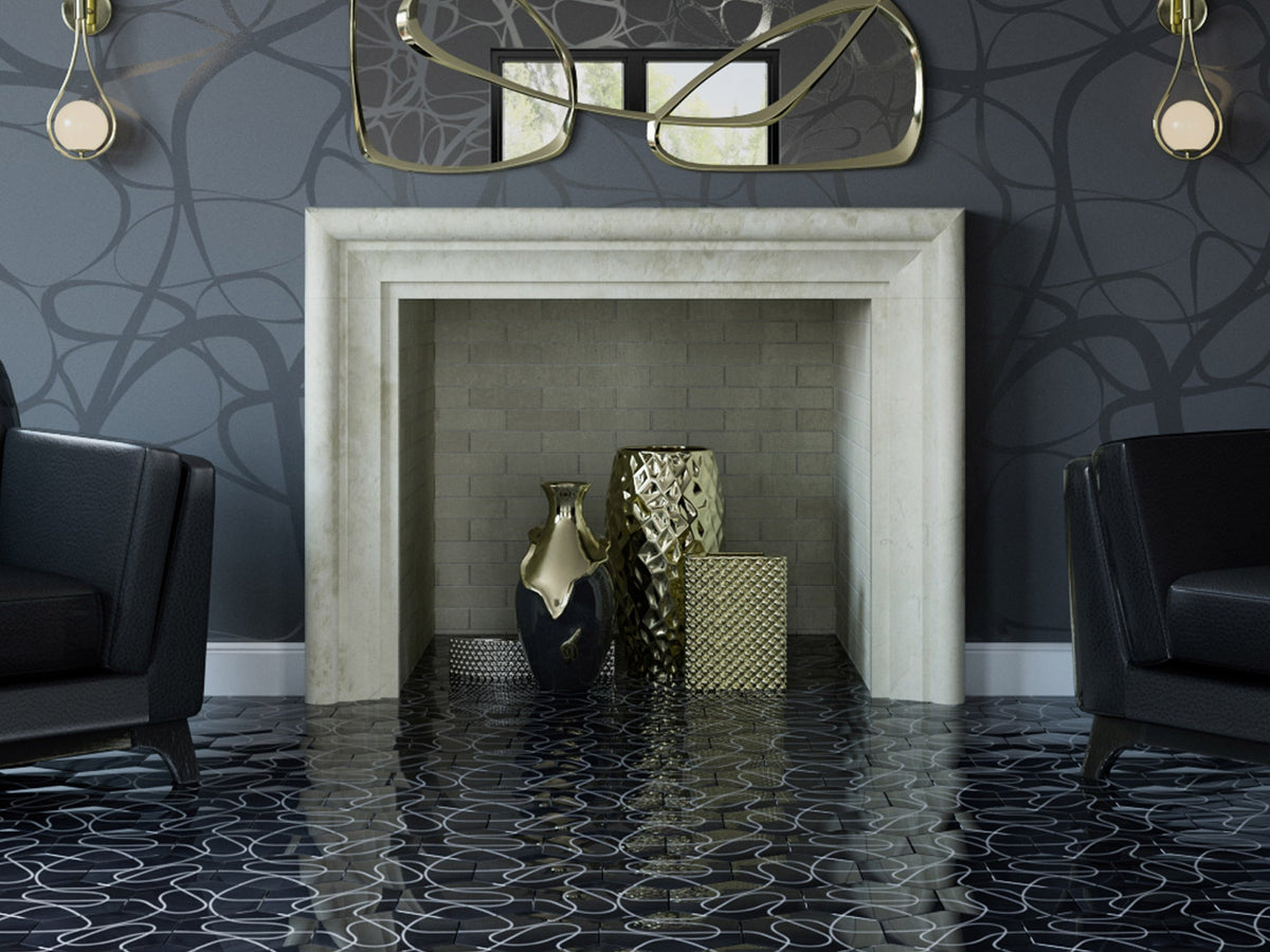 FIREPLACES | MATERIAL Bespoke Stone + Tile