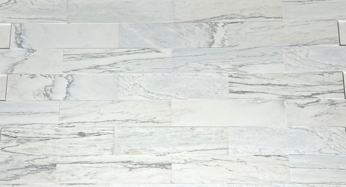 Alabama White Marble Tile in Honed Finish - 6x24x3/8" | MATERIAL ...