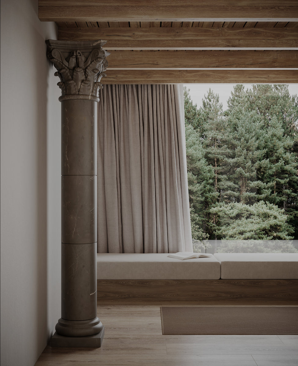 Corinthian Column | MATERIAL Bespoke Stone + Tile