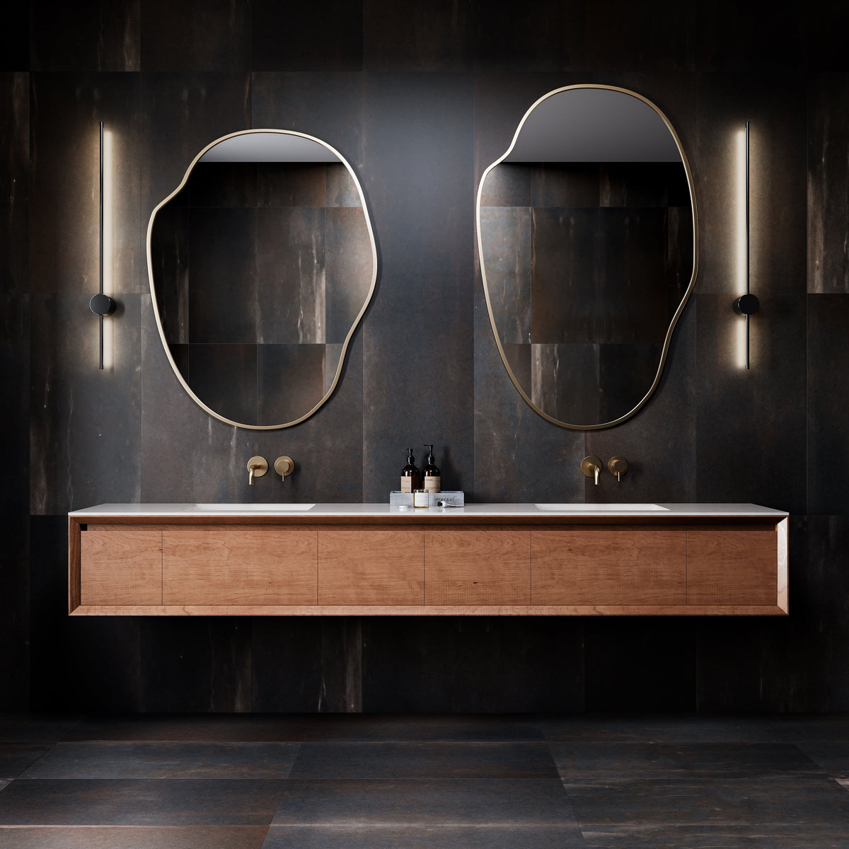 Graphite Limestone | MATERIAL Bespoke Stone + Tile