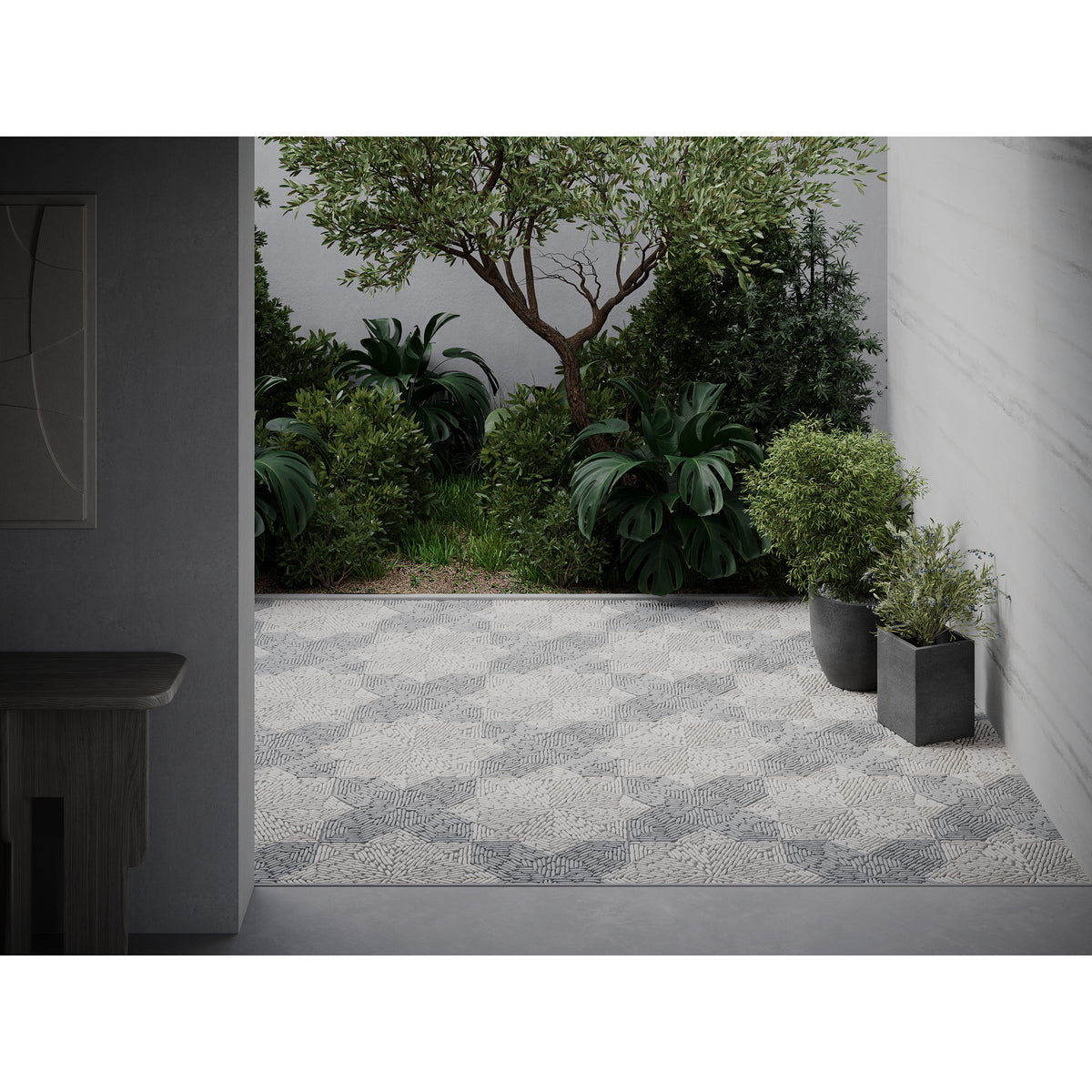 Stargazer Pebble Mosaic | MATERIAL Bespoke Stone + Tile