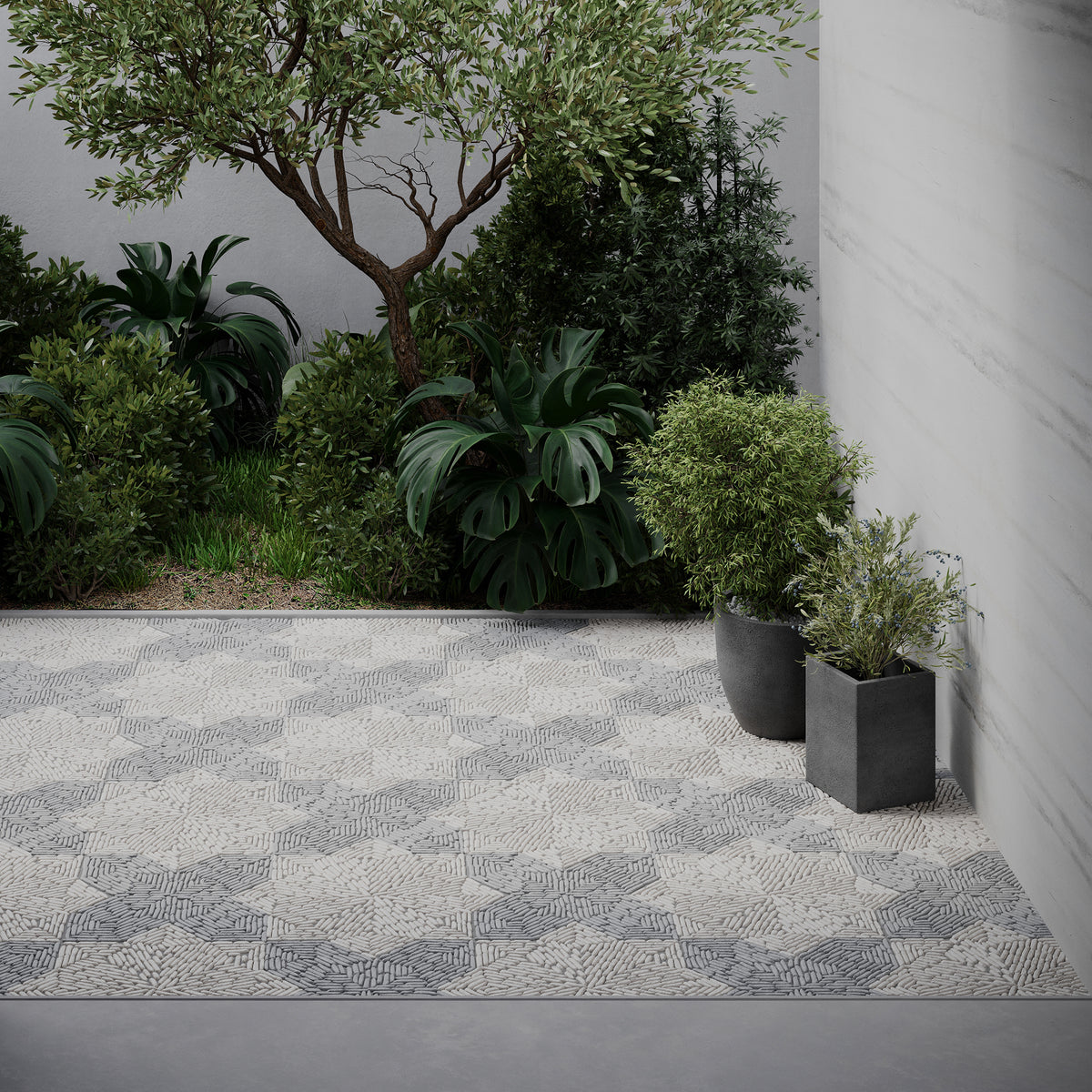 Stargazer Pebble Mosaic | MATERIAL Bespoke Stone + Tile