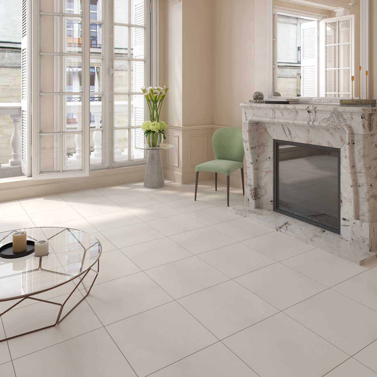 Porto White Limestone | MATERIAL Bespoke Stone + Tile